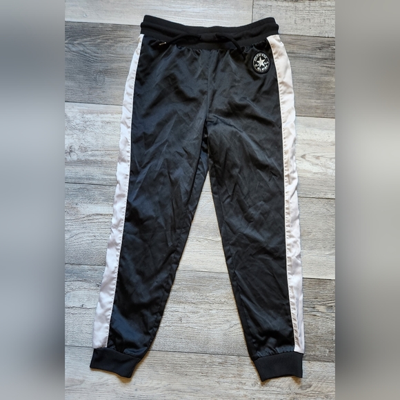 Converse | Bottoms | Kids Blackgrey Converse Track Pants | Poshmark